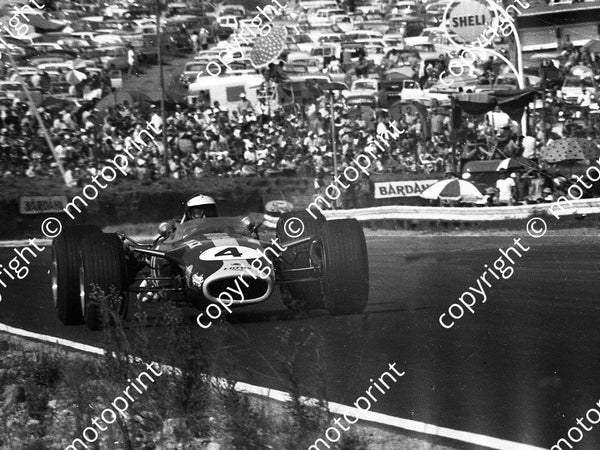 1968 SA GP Jim Clark Lotus 49_ slight scratches on print (courtesy Ken ...