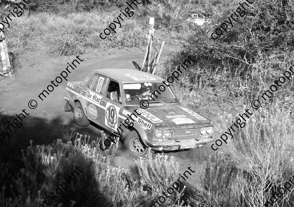 1973 BNU 19 1116 Neels Vermaak, Spotti Woodhead Datsun 1800SSS (courte ...