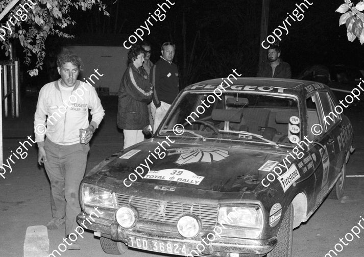 1973 Total 39 Andre Liebenberg Leon Joubert Peugeot 504Ti (courtesy Ro ...