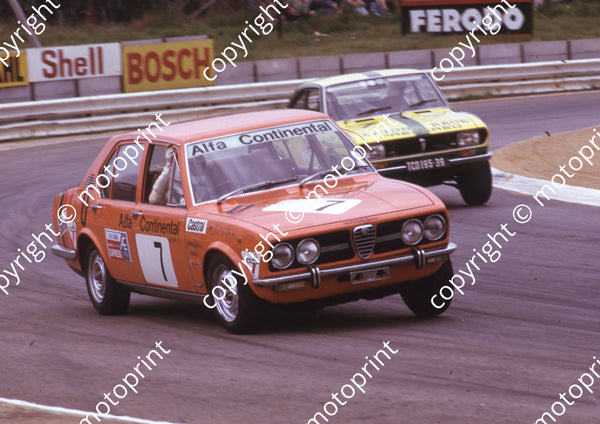 1974 Kya AE SA 100 7 Basil van Rooyen NOTE TAXI DRIVER STYLE Alfetta 2 ...