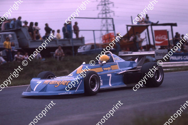 1976 FA Hesketh 7 Basil van Rooyen Chevron B34 (permission Malcolm Sam ...
