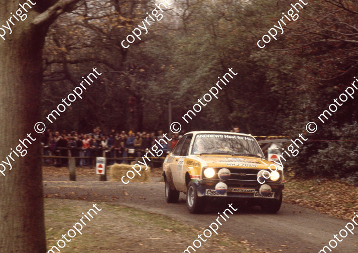 1976 RAC 16 Russell Brookes, John Brown Escort RS1800 (courtesy Roger ...