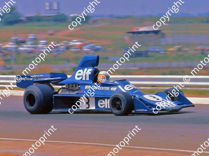 1976 SA GP 3 Jody Scheckter Tyrrell 007-6 (permission Malcolm Sampson ...