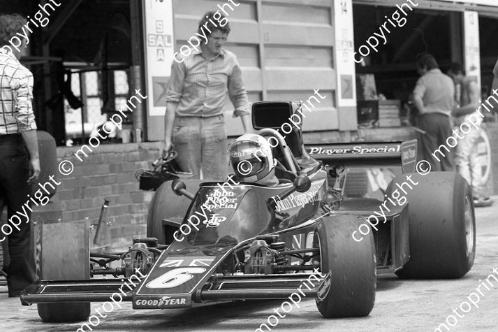 1976 SA GP 6 Gunnar Nilsson Lotus 77 (permission Malcolm Sampson Motor ...