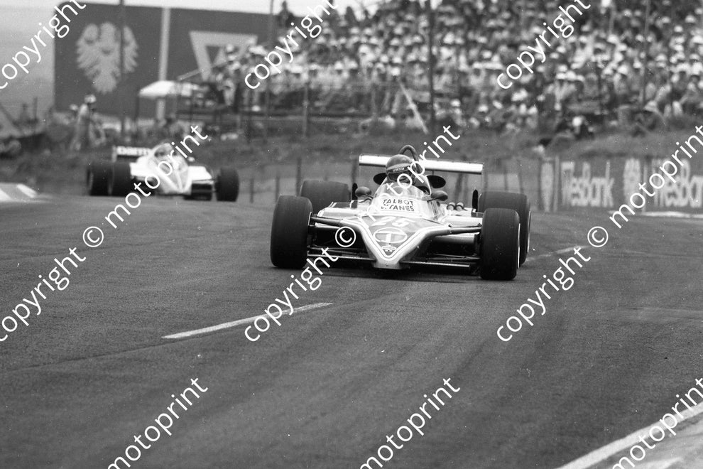 1982 SA GP 25 Eddie Cheever Ligier JS17-04 (permission Malcolm Sampson ...