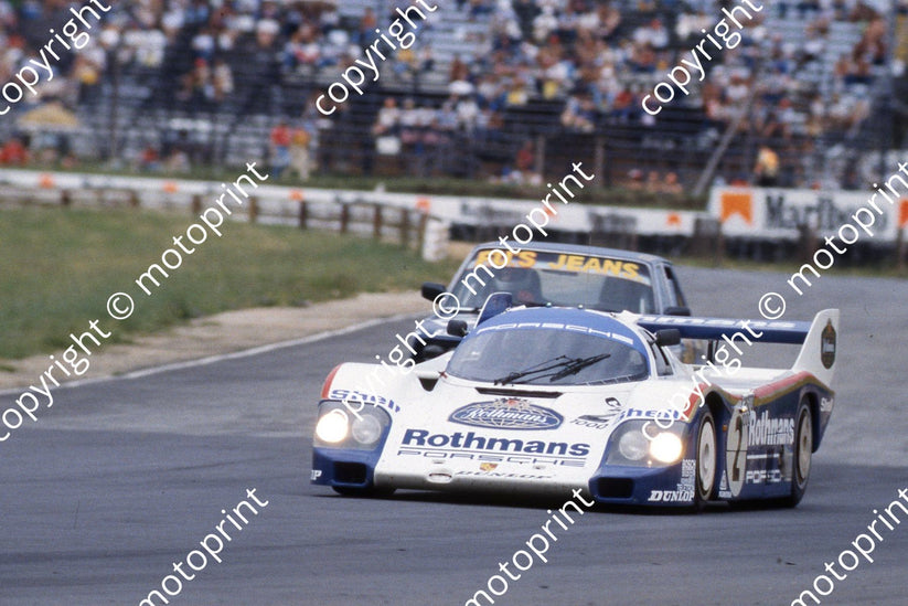 1983 Castrol 1000 2 Derek Bell Stefan Bellof Porsche 956 (courtesy Rog ...