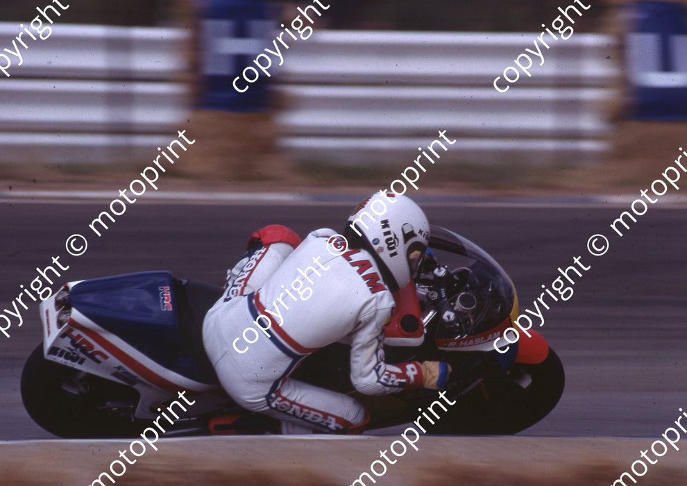 1983 SA GP 500cc 9 Ron Haslam Honda (Colin Watling Photographic) (7 ...