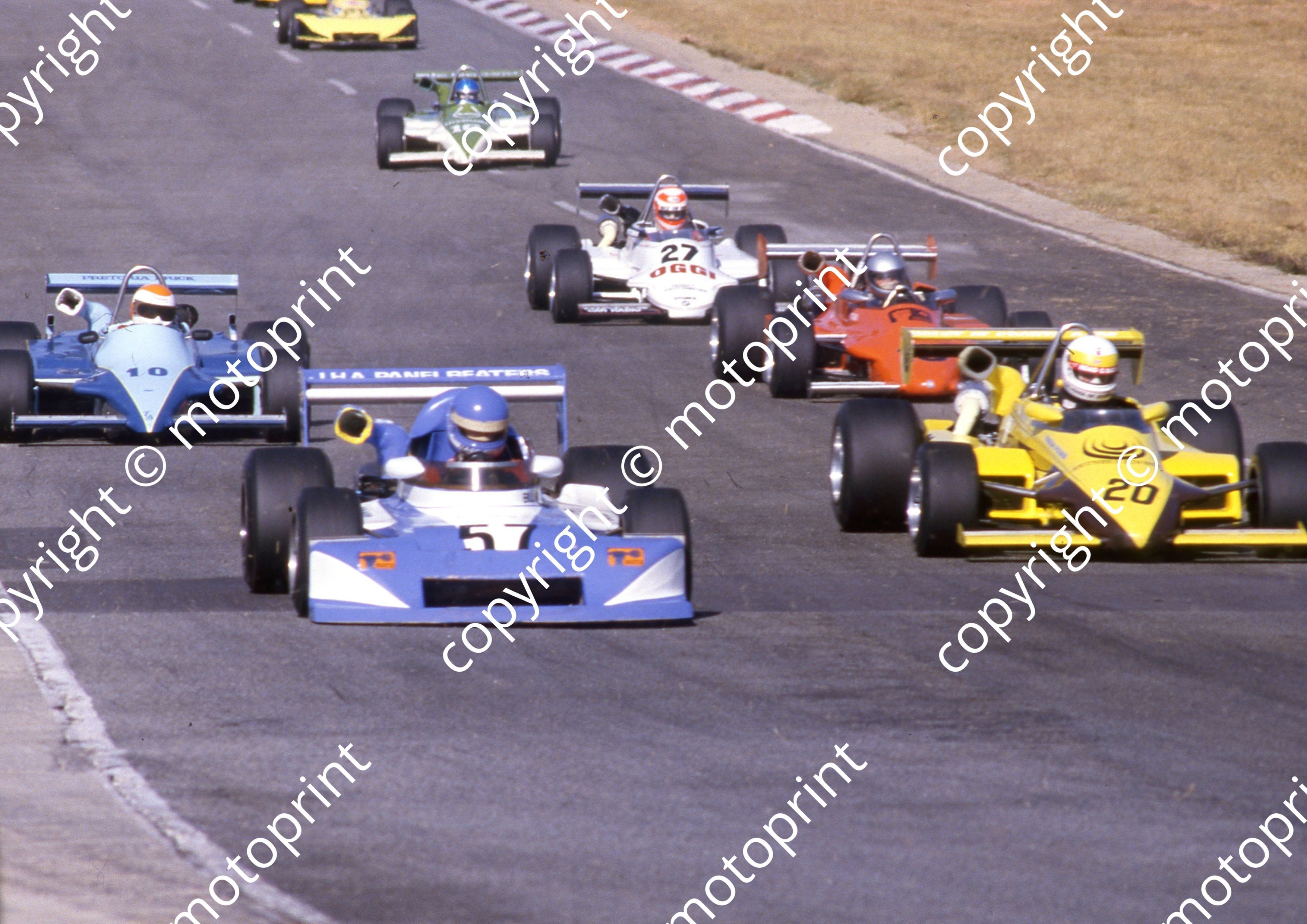 1984 Kya F2 June 57 Maloney 20 Grogor 10 Smith 19 Critchfield (courtes ...