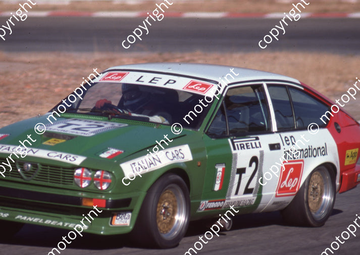 1984 Kya Gp1 T2 Gary Formato Alfa GTV6 (Colin Watling Photographic) (1 ...