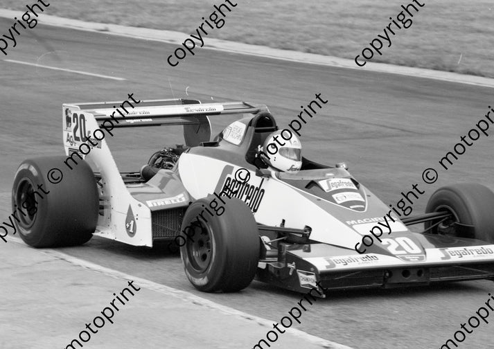 1984 SA GP 20 Johnny Cecotto Toleman Hart TG183B (Colin Watling Photog ...