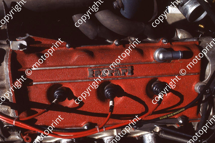 1984 SA GP Ferrari 126C4 eng detail (permission Malcolm Sampson Motors ...