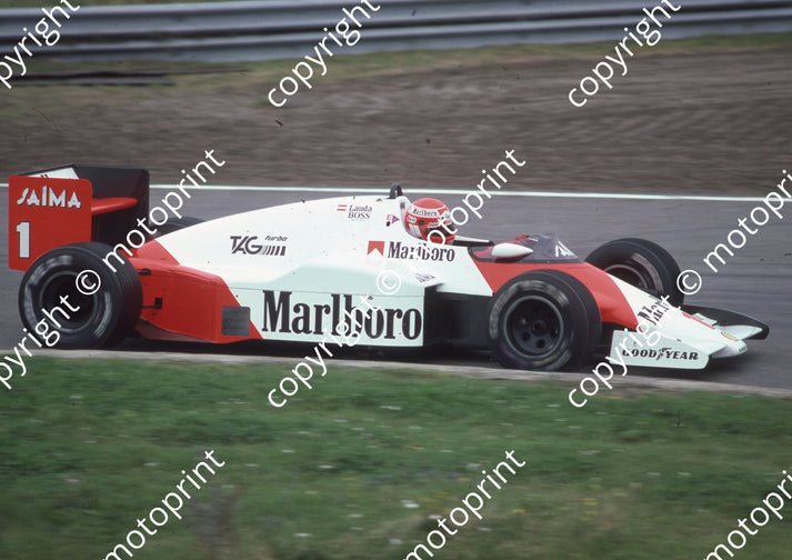 1985 Dutch GP 1 Niki Lauda McLaren MP4 2B (Colin Watling Photographic ...