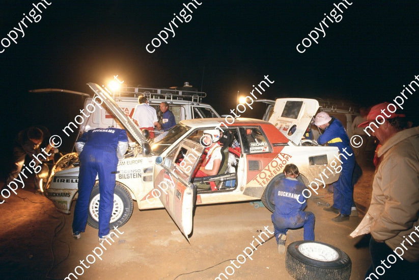 1986 Safari 8 Erwin Weber, Gunter Wanger Celica Twincam night(RSwan ...