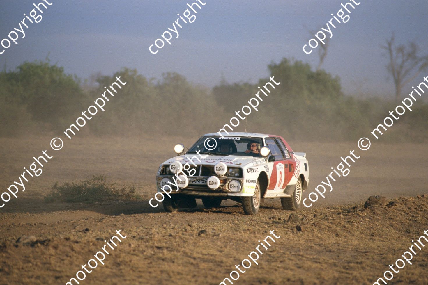 1986 Safari 8 Erwin Weber, Gunther Wanger Toyota Celica turbo (courtes ...