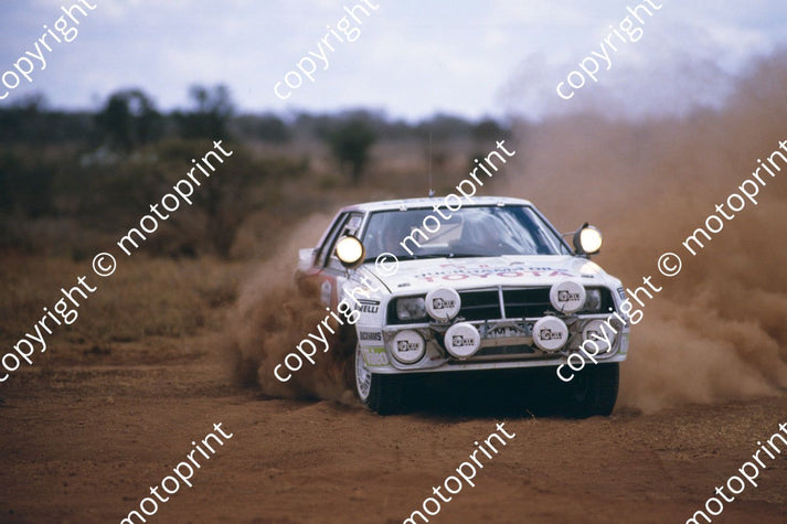 1986 Safari 8 Erwin Weber, Gunther Wanger Toyota Celica turbo (courtes ...