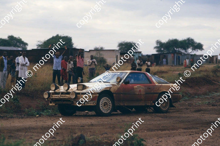 1987 Safari 4 Lars-Erik Torph, Benny Melander Toyota Supra (courtesy R ...