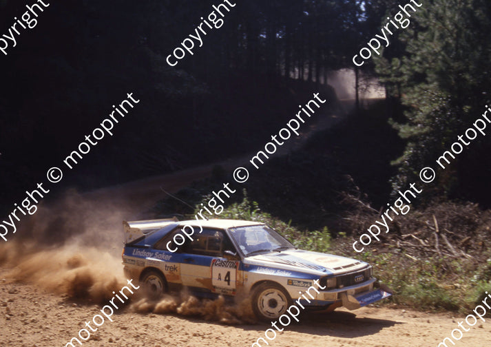 1988 Castrol Intnl 4 Johan Evertse, Steve Harding Audi (courtesy Roger ...