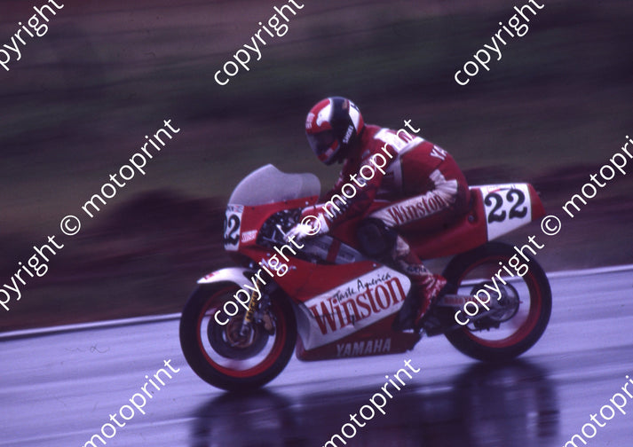 1989 Killarney MC 22 Russell Wood Yamaha TZ (Colin Watling Photographi ...