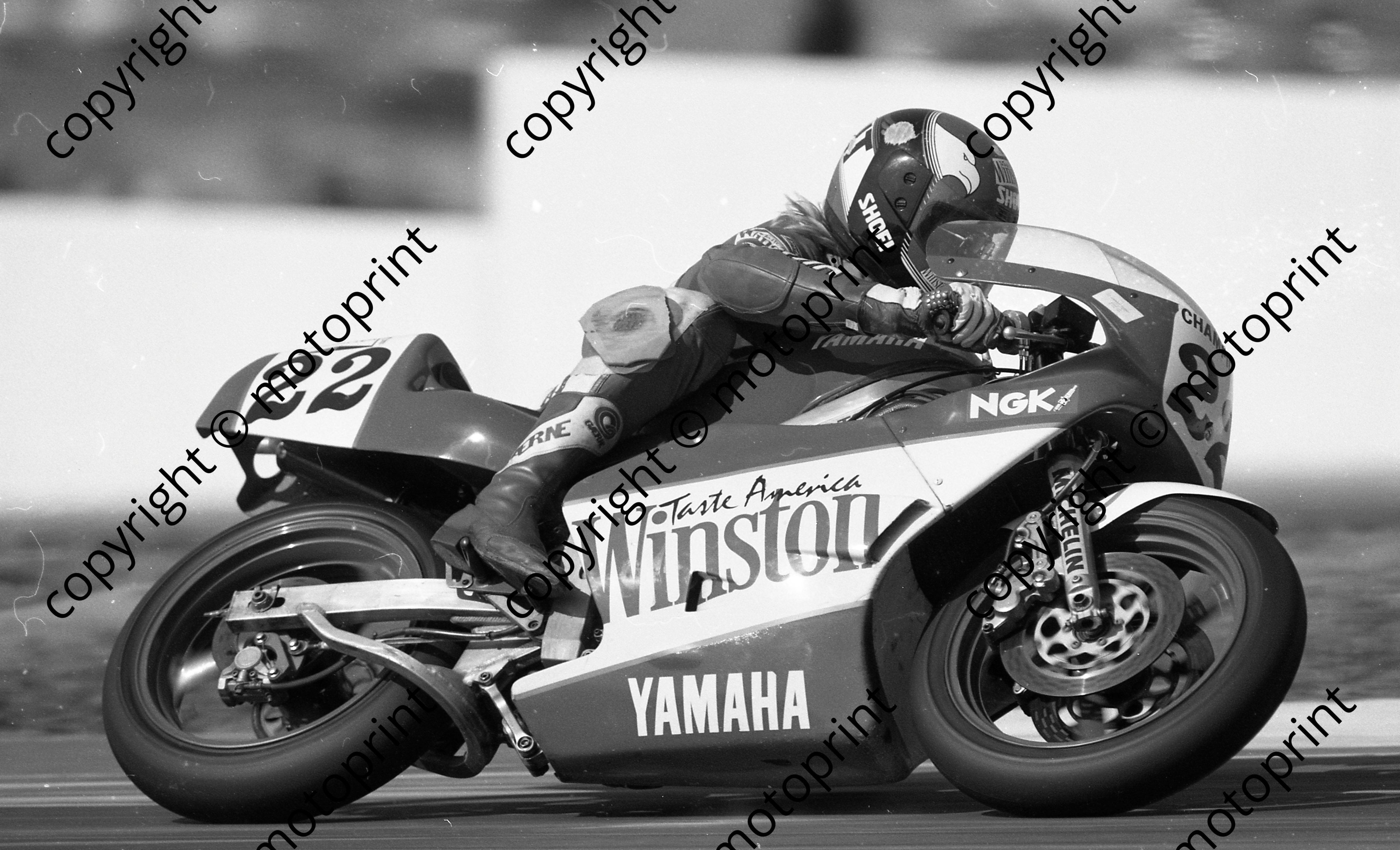 1989 Kya MC 22 Russell Wood Yamaha TZ (Colin Watling Photographic)549 ...