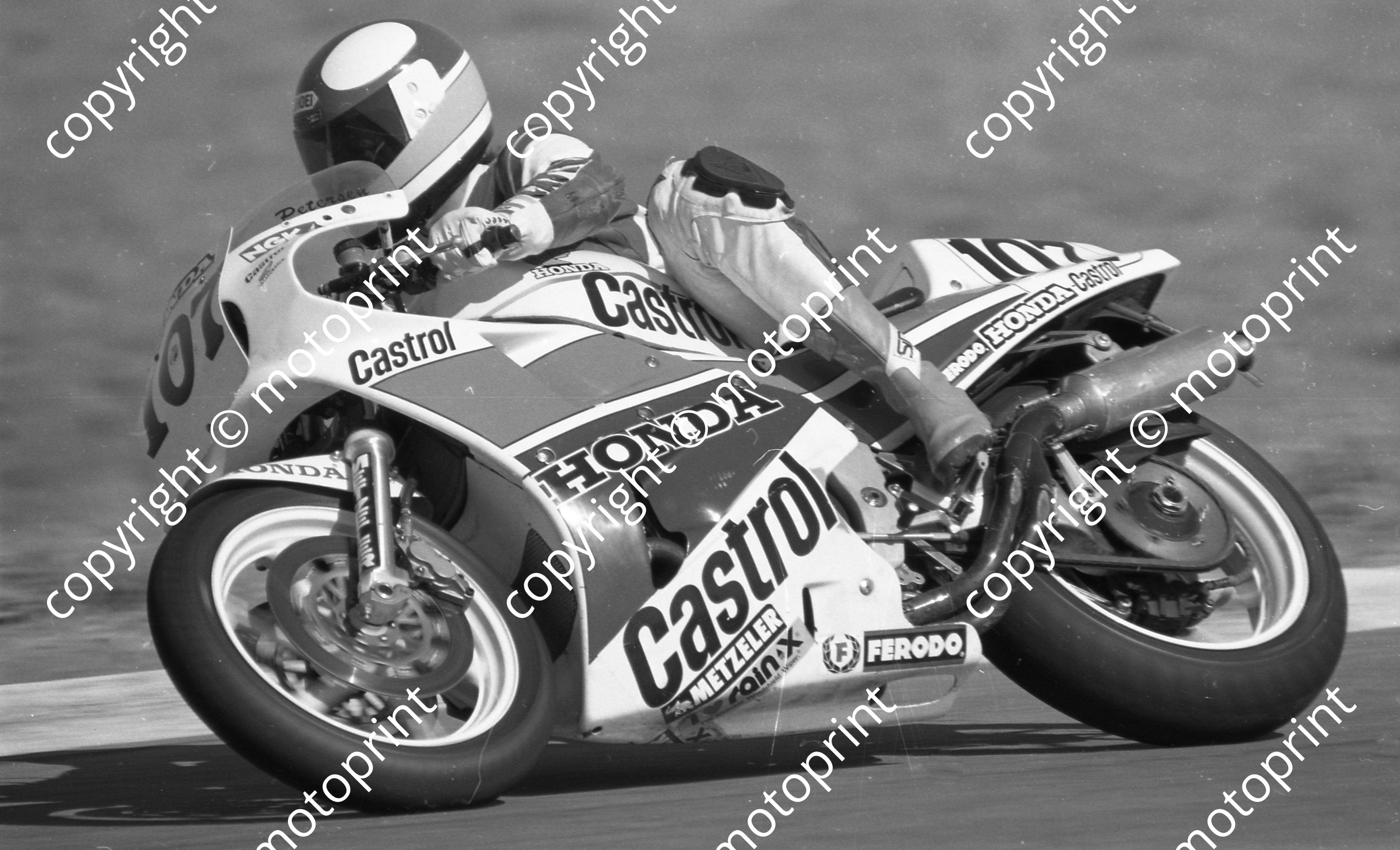 1989 Welkom MC 107 Dave Petersen Honda RC (Colin Watling Photographic ...