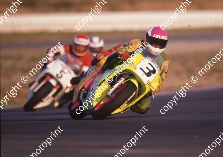 1989 Welkom MC 3 Kevin Hellyer Yamaha TZ (Colin Watling Photographic ...
