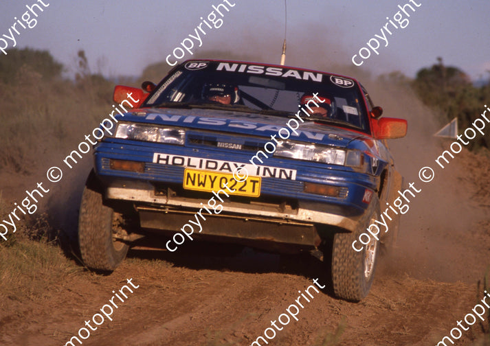 1990 Algoa 7 Hannes Grobbler, Piet Swanepoel Nissan (courtesy Roger Sw ...