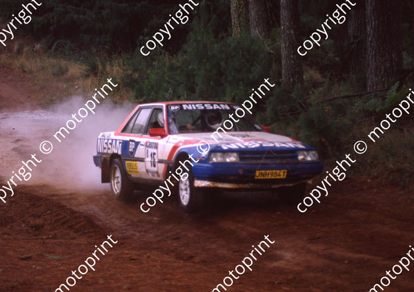 1990 Castrol Intnl 15 Koos Roos, Dave McGregor Nissan (courtesy Roger ...