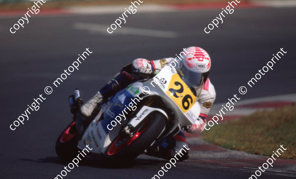 1992 Kya SA GP MC 500 26 Kevin Mitchell Harris Yamaha (Watling Photo ...