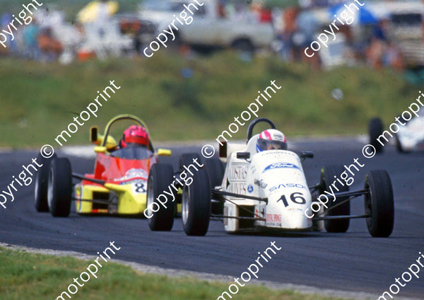 1995 Aldo FF 16 Tevon Thom Ray 8 Andy Brown Reynard RF87 (Watling Phot ...