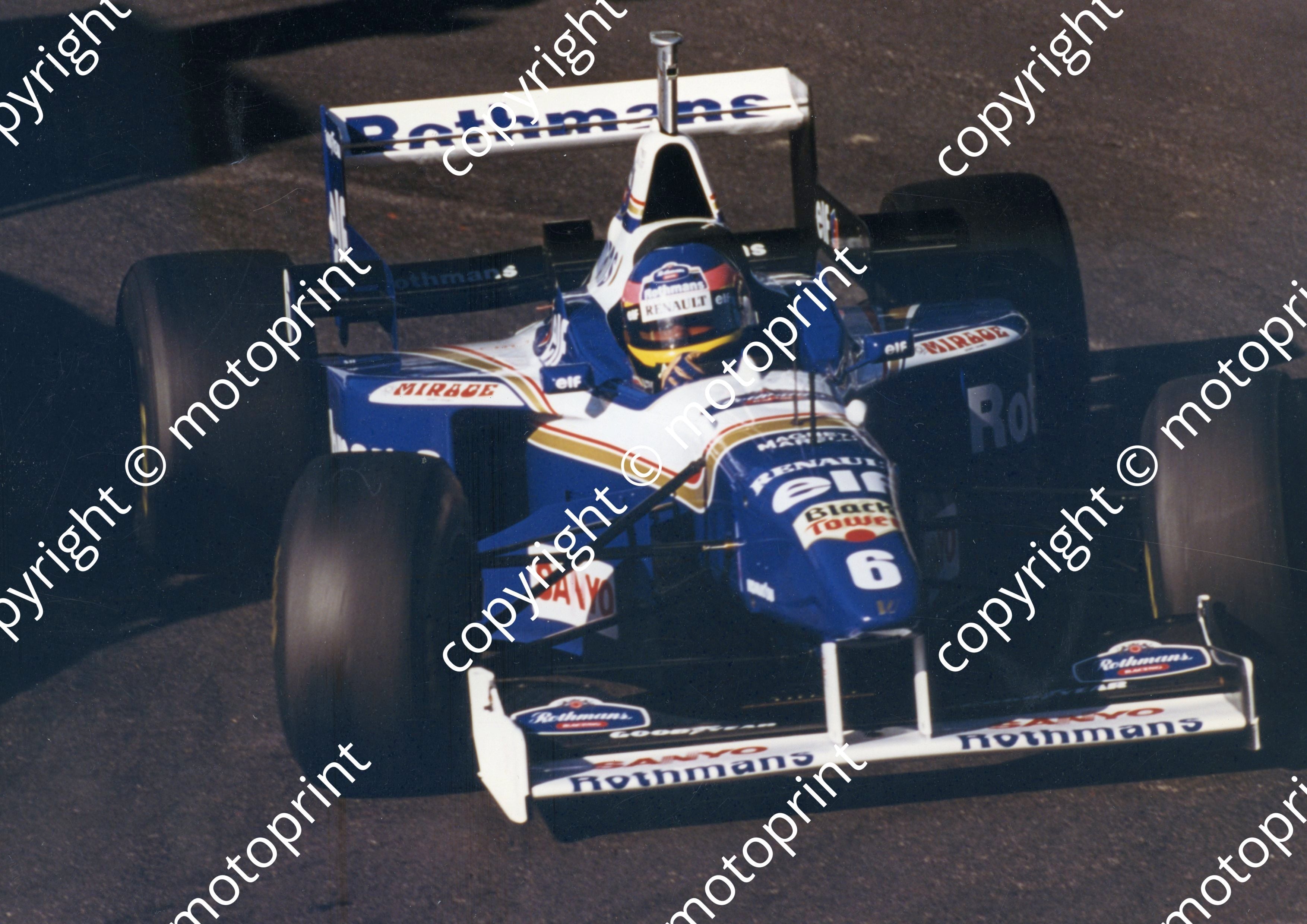 1996 Belgian GP Jacques Villeneuve Williams FW18 – Motoprint