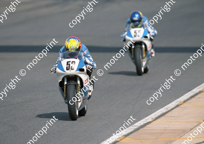 1997 Kya Nov MC 53 Brett McLeod Yamaha TZ250 (Colin Watling Photograph ...