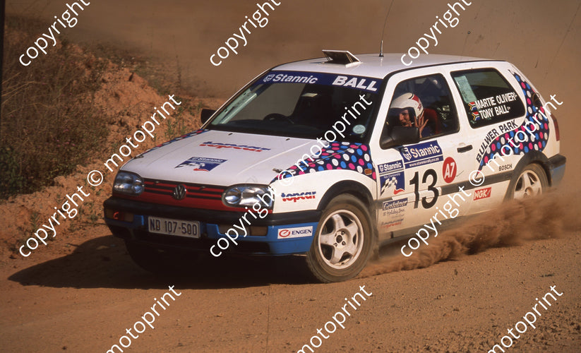 1999 Great North Rally 13 Tony Ball, Martie Olivier Golf(Watling Photo ...