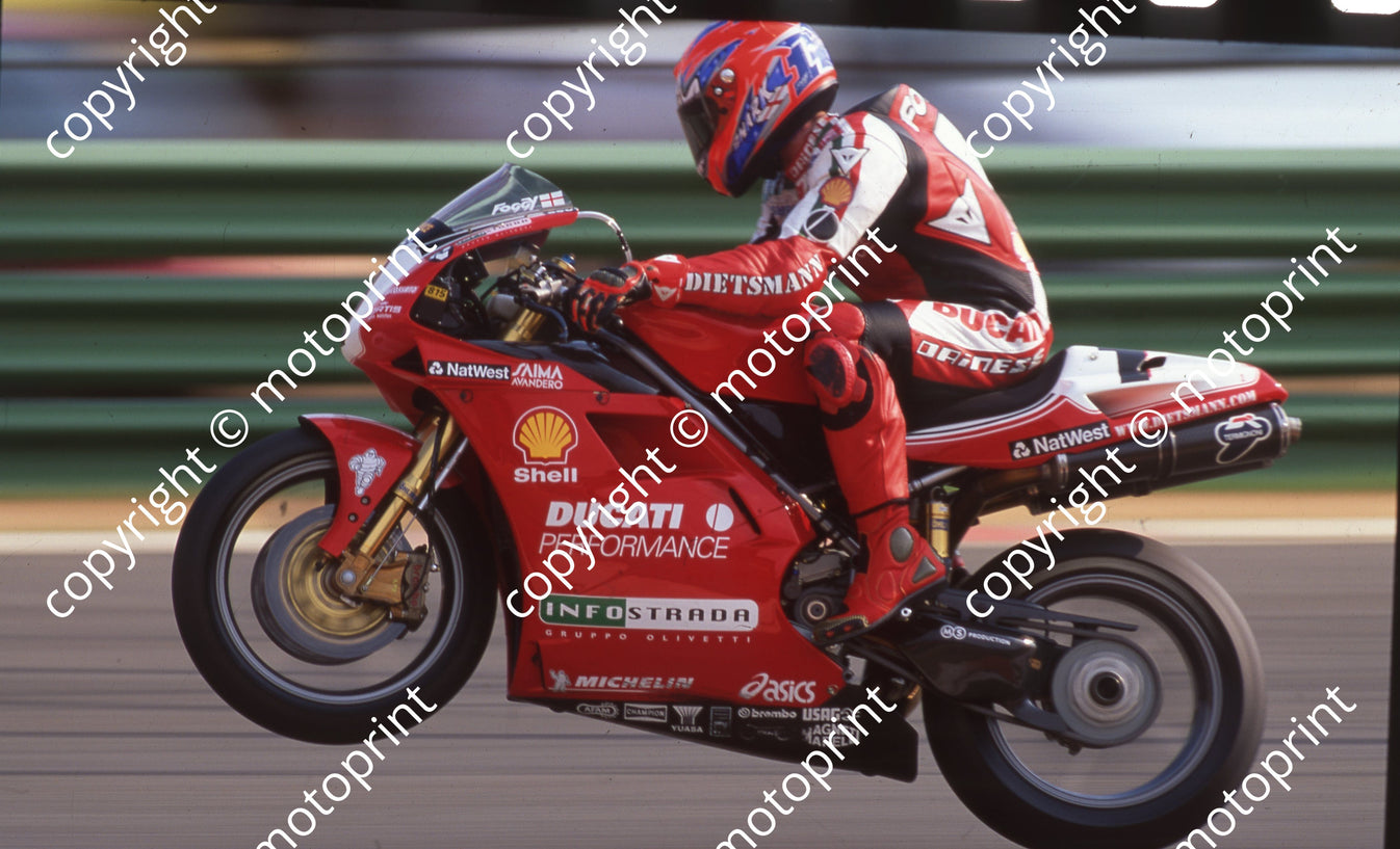 1999 Kya SBK 1 Carl Fogarty Ducati (Watling Photo) (11) – Motoprint