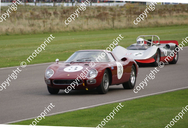 3 Jeremy Cottingham Ferrari 250LM 7 Ray Boissonneau Chinook Chev race ...