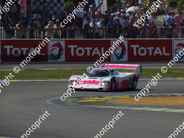 GP C 40 1987 Porsche 962 C Michel Lecourt, Raymond Narac prac (1 ...