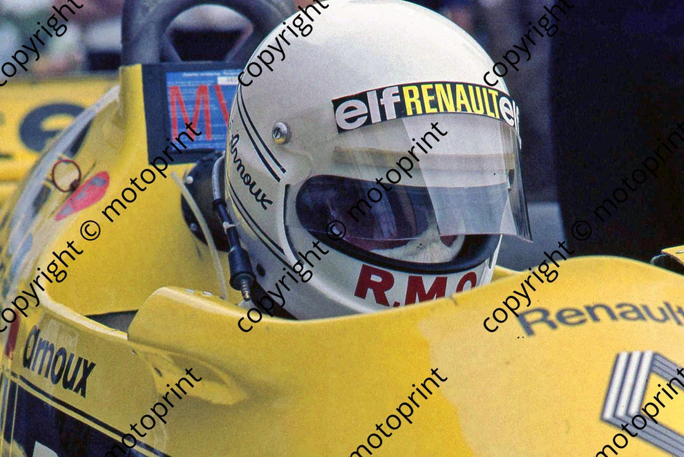 P Arnoux ready to go – Motoprint