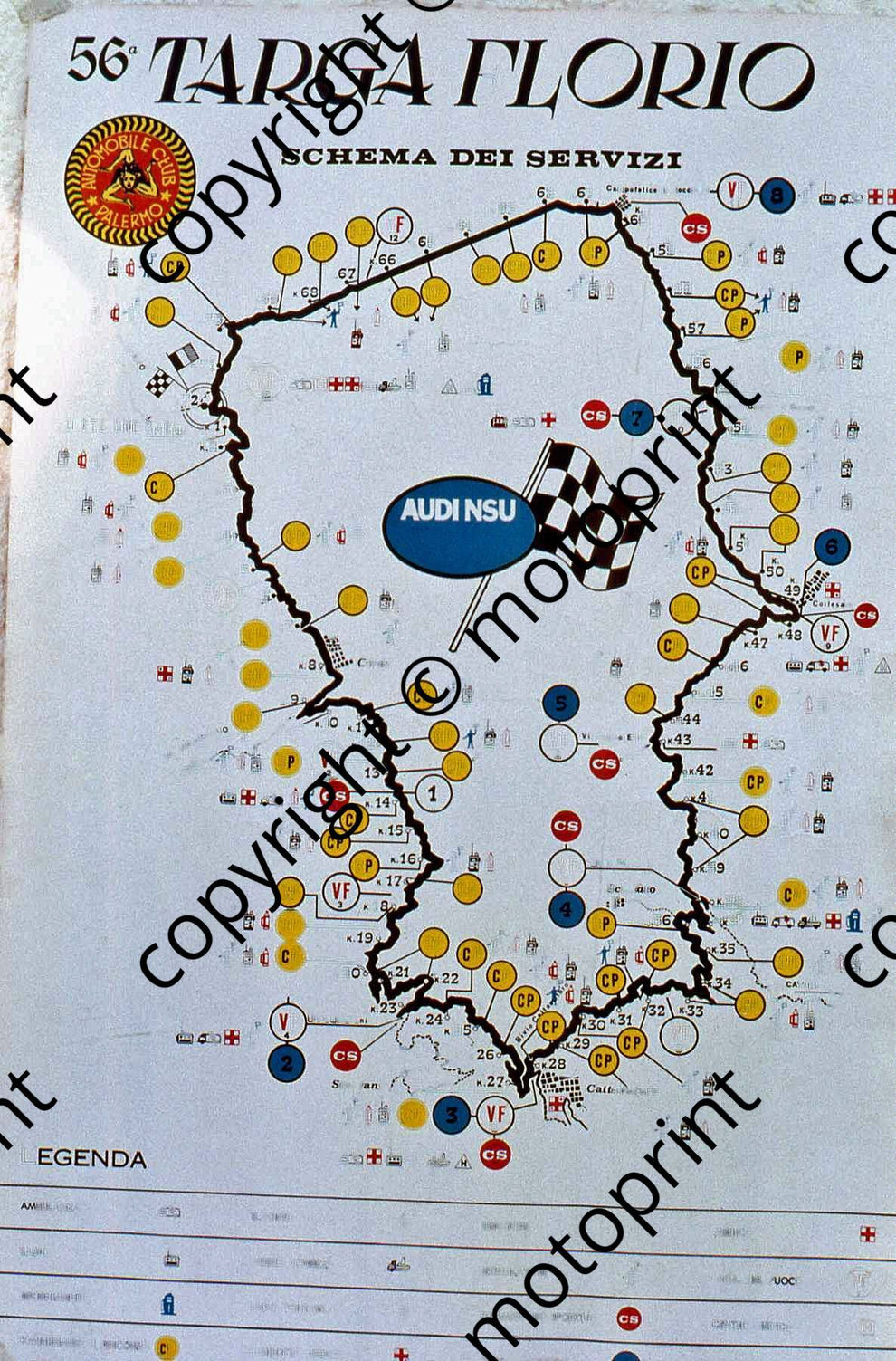 RF Map of circuit – Motoprint