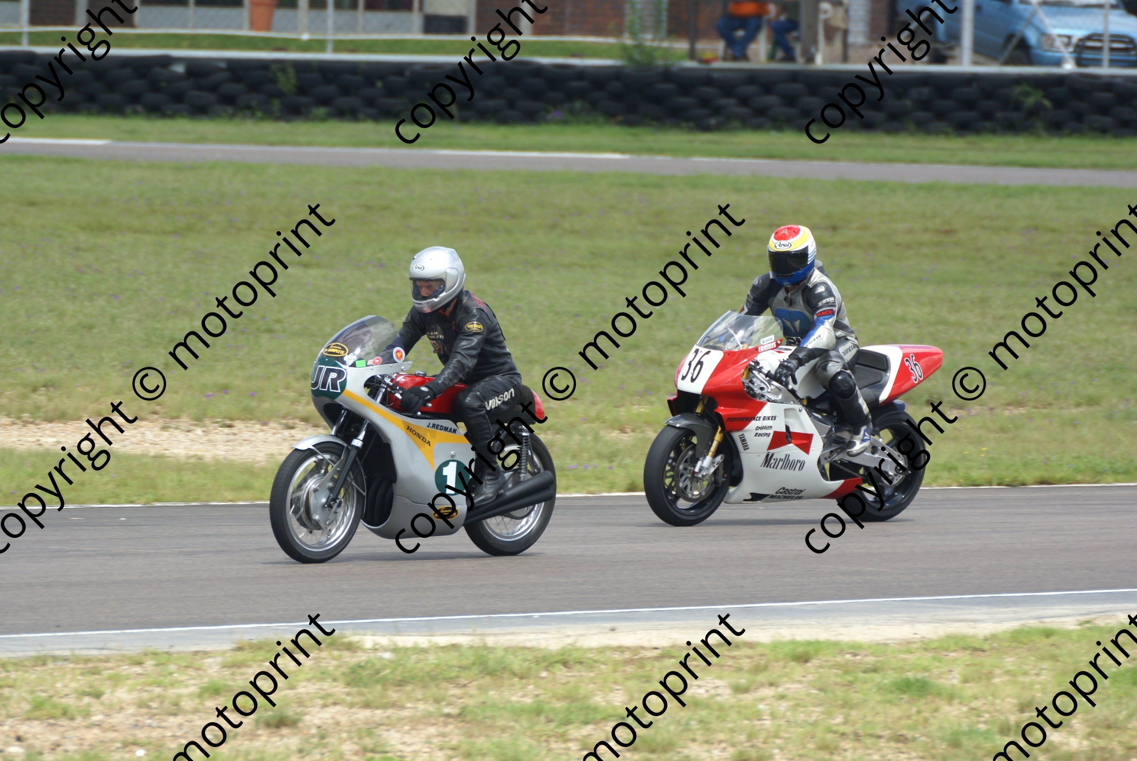 Redman Honda; Petersen (Dave) Yamaha – Motoprint