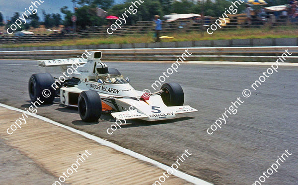 SS (thanks Stuart Falconer) a 322 1973 SA GP Hulme McL M23 – Motoprint